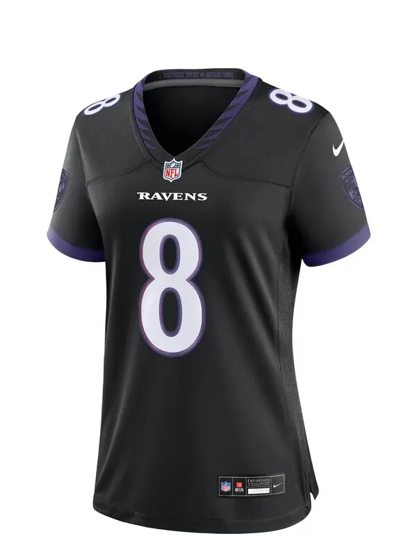 Nike Lamar Jackson Baltimore Ravens Nfl Game Jersey - Black