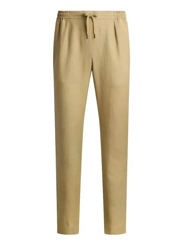 Ralph Lauren Purple Label Hand-tailored Drawstring Trousers - Neutrals