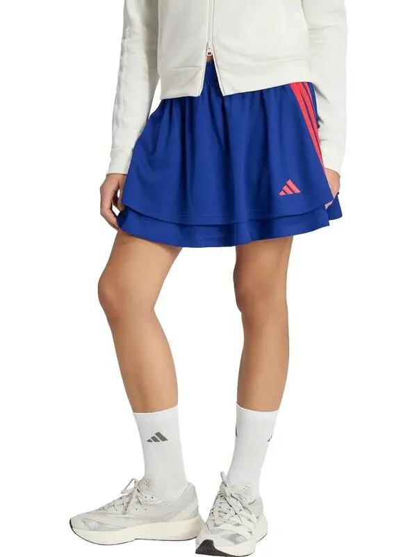 ADIDAS ORIGINALS House Of Tiro Skirt - Mystery Ink/white/pure Ruby