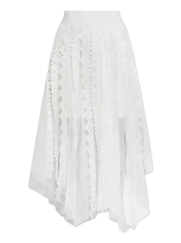ALLSAINTS Vashtie Lace Maxi Skirt - White