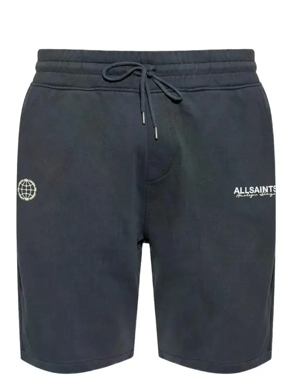 ALLSAINTS Logo Drawstring Track Shorts - Grey