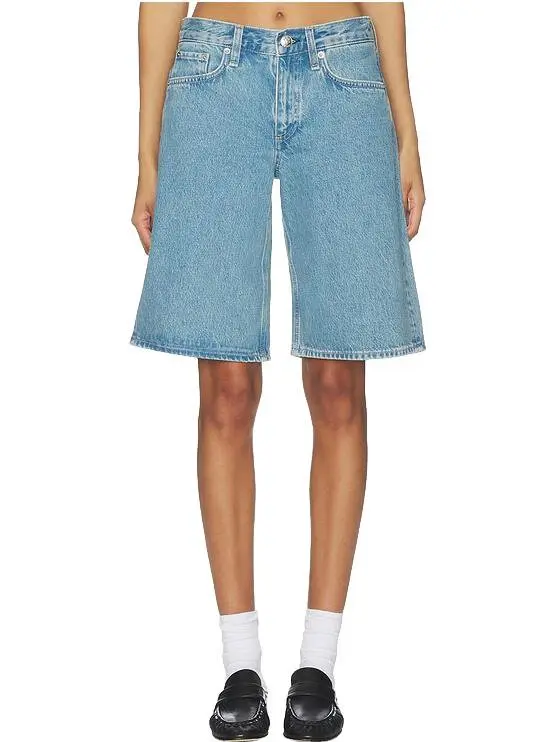 Rag & Bone Ariel Denim Shorts - Everglade