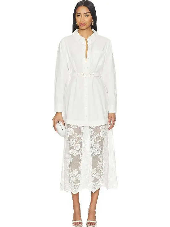 Cami Nyc Niveen Midi Dress - Macadamia