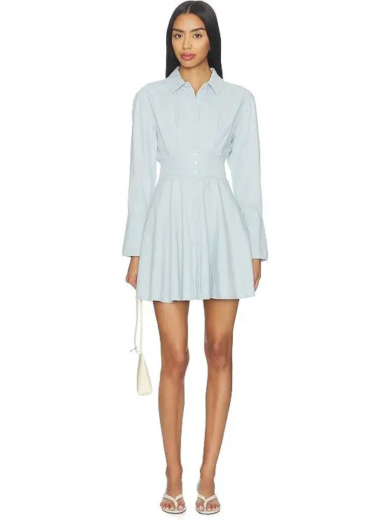 Paige Sandrine Shirt Dress - Angelic