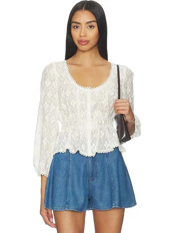 Paige Jay Blouse - Antique White