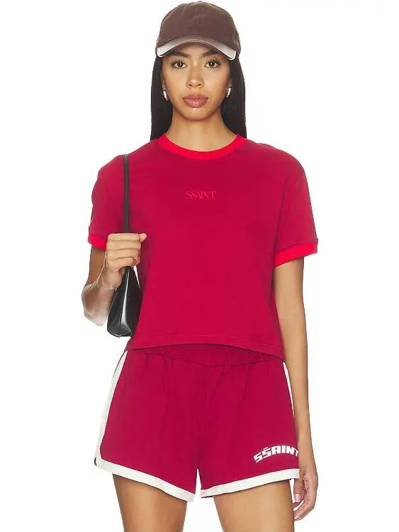 SSAINT Logo Baby Tee - Red