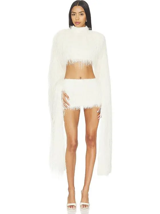 THE DOLLS HOUSE Gia Top With Fringe Detail - Chamonix
