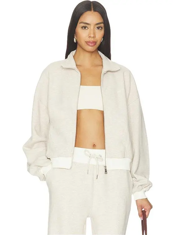 4TH & RECKLESS Josefina Zip Up - Oatmeal