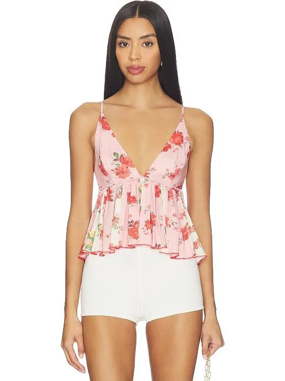 Free People Tillie Top - Pink Combo