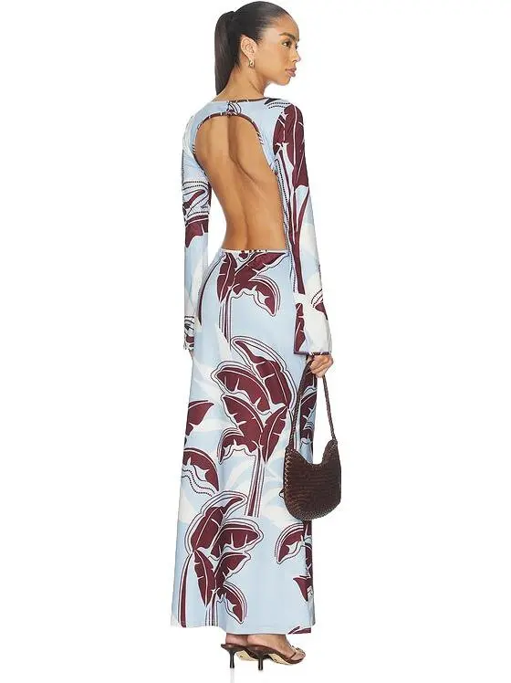 SEVEN WONDERS Amoree Long Maxi Dress - Kaeli Blue