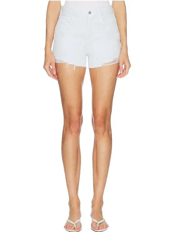 L'Agence Beck Short - Pale Mist Blue Dest