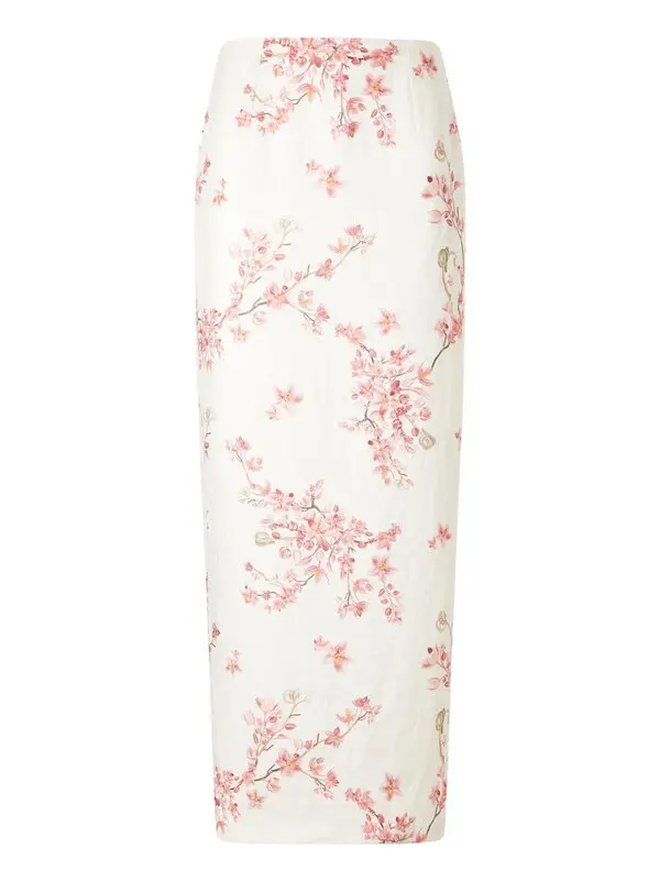Agua Bendita Lirica Cauca Maxi Skirt - Pink