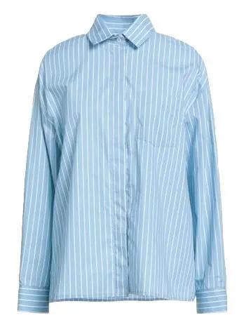 Liu Jo Striped Poplin Shirt - Blue