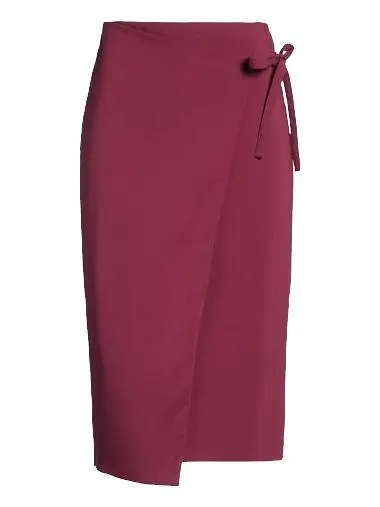 Patrizia Pepe Midi Wrap Skirt - Purple