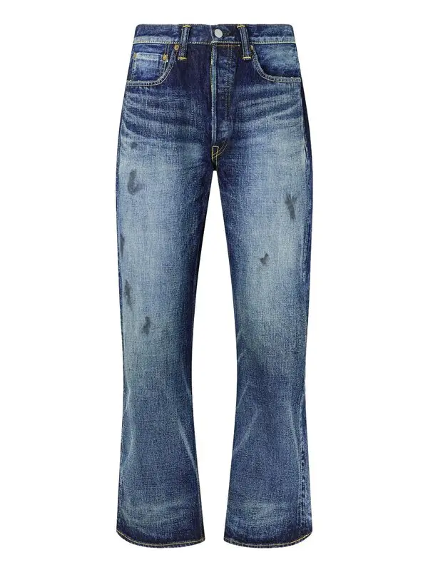 FULLCOUNT Fear Of Dark Straight-leg Jeans - Blue