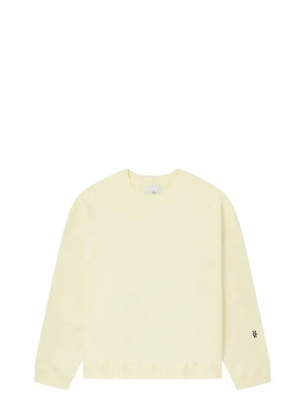 THE ELDER STATESMAN Oversized Cotton-jersey Sweatshirt - Yellow