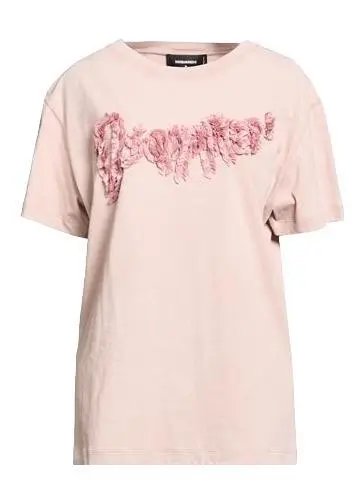 Dsquared2 Printed Cotton T-shirt - Pink