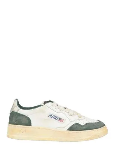 AUTRY Dark Leather Low-top Sneakers - Green