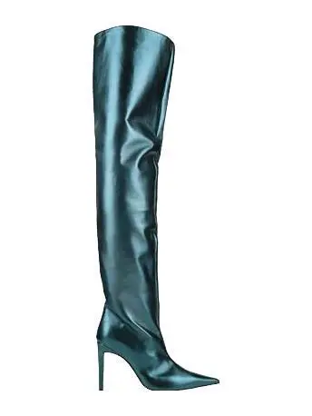 Pinko Leather Over-the-knee Boots - Green