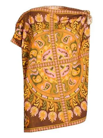 Malìparmi Paisley Print Jersey Top - Beige
