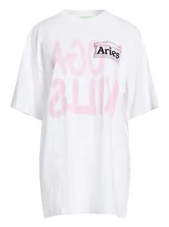 Aries Cotton Jersey T-shirt - White