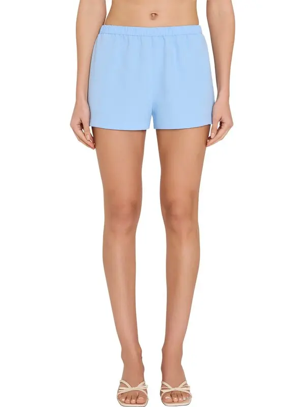 Amanda Uprichard Mariko Mini Shorts - Baby Blue