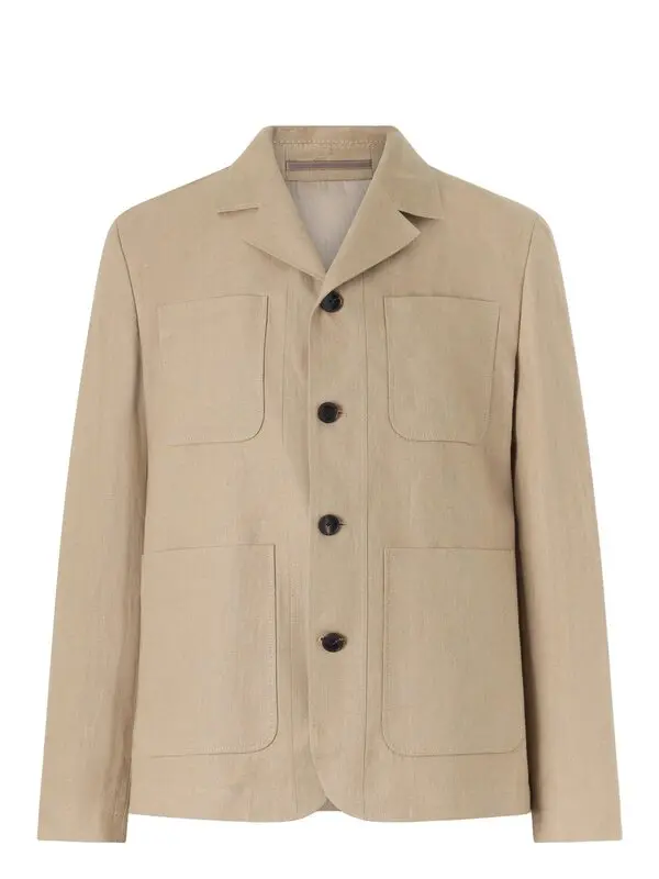 Mr P. Linen Blazer - Neutrals