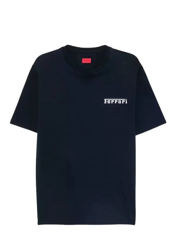 FERRARI Logo-print T-shirt - Blue