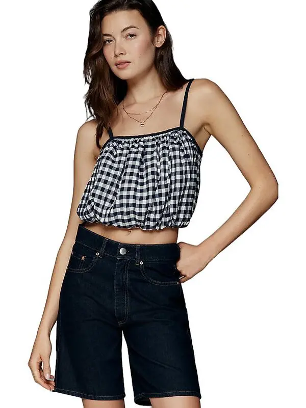 DL1961 Taylor Cotton Relaxed Denim Shorts - Night Out