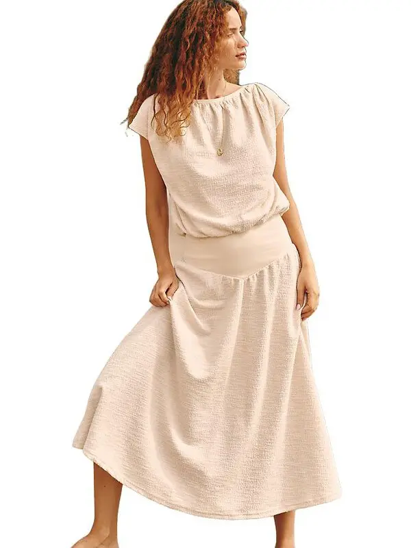 SNDYS Saphire Maxi Skirt - Cream