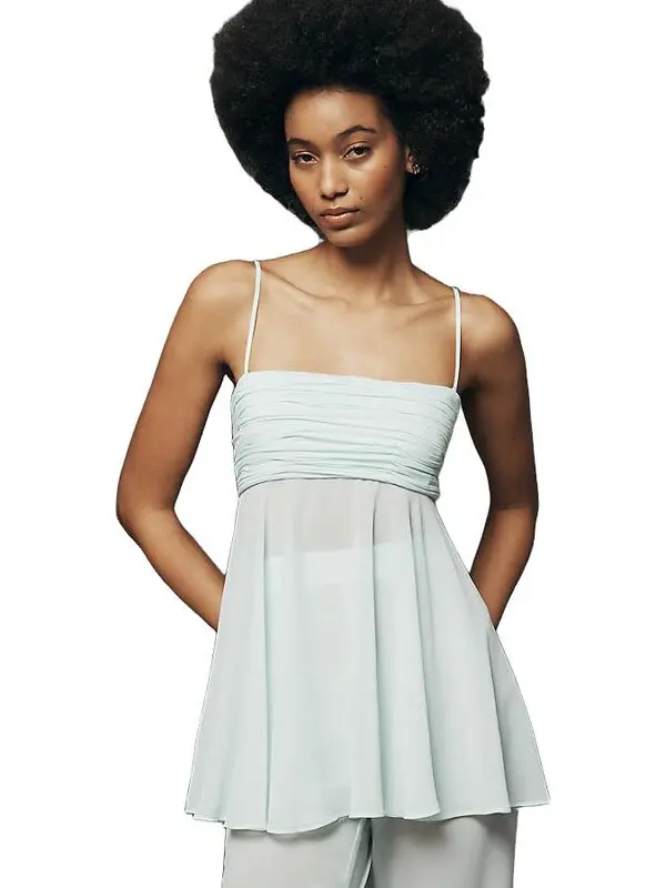 SEROYA Tamara Sheer Top - Spearmint