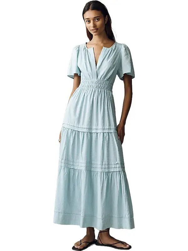THE SOMERSET COLLECTION BY ANTHROPOLOGIE Somerset Maxi Dress - Corydalis Blue