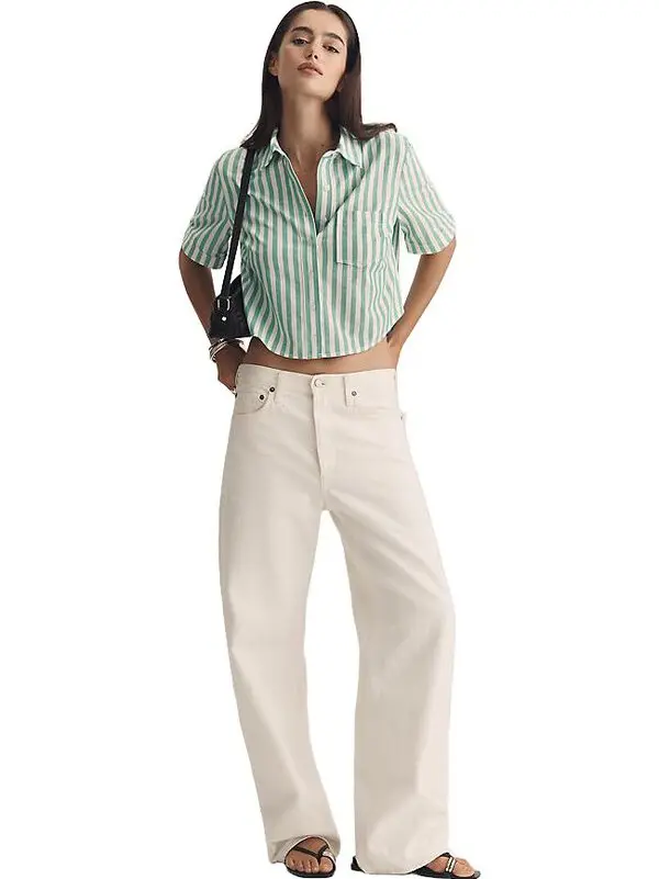 LEVI'S Easy Dad High-rise Wide-leg Jeans - Truth Slip
