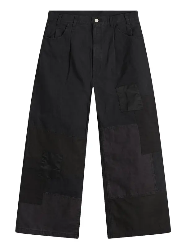 Comme Des Garçons Cargo Trousers - Black Mix