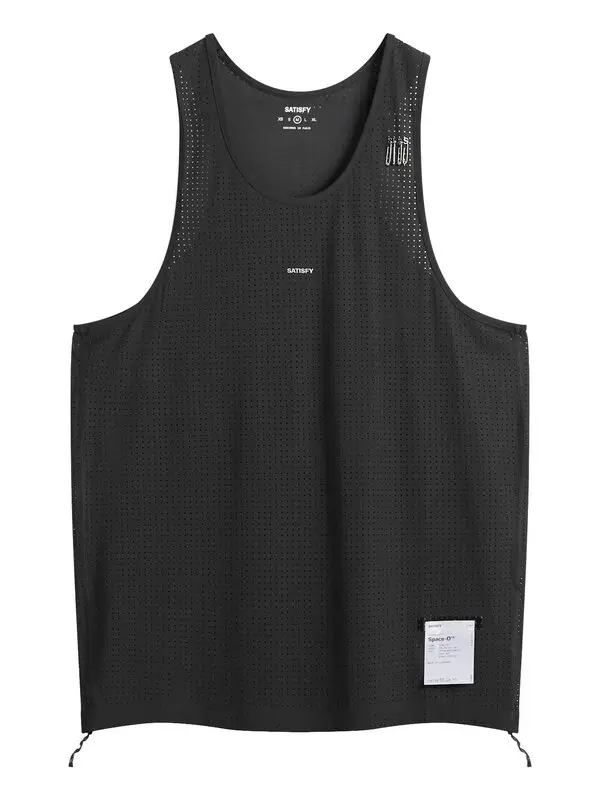 Satisfy Space-o Singlet - Black