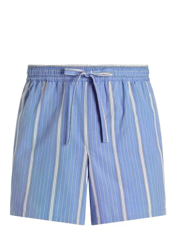 Dolce & Gabbana Striped Pocket Shorts - Blue