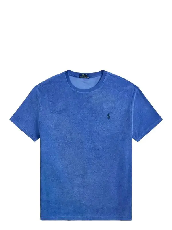 Polo Ralph Lauren Terry-textured T-shirt - Blue