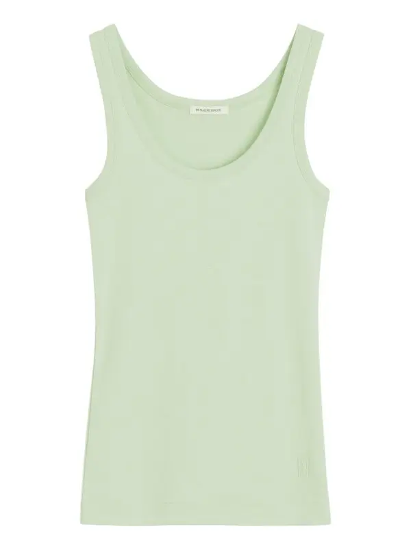 BY MALENE BIRGER Dali Organic Cotton Tank Top - Seacrest