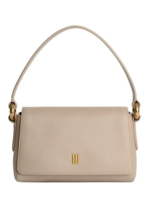 BY MALENE BIRGER Lellie Leather Shoulder Bag - Dune