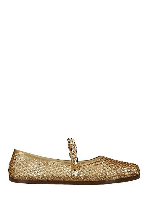 ANCIENT GREEK SANDALS Iro Shells Pvc Ballet Flats - Camel