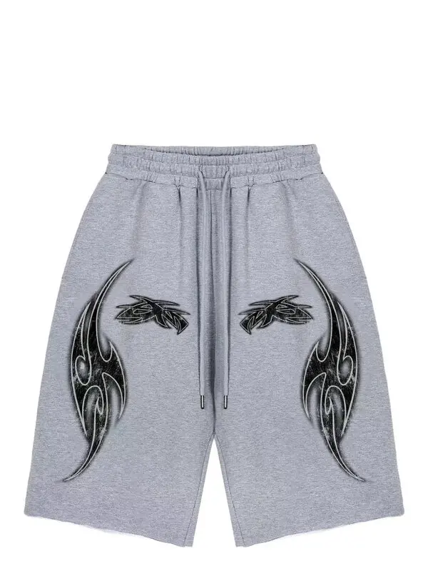 GODMADE Graphic-print Shorts - Grey