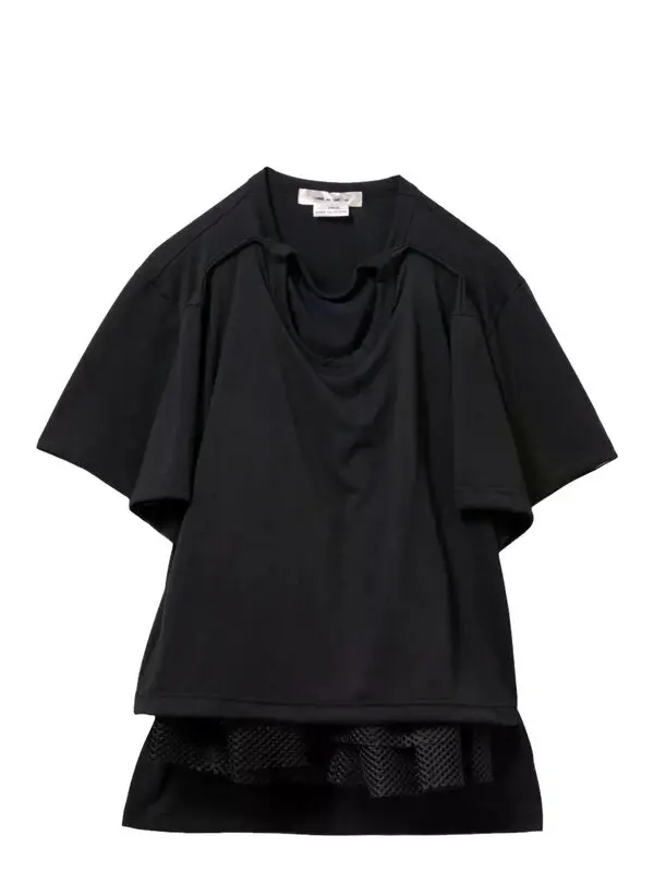 Comme Des Garçons Layered Short-sleeve T-shirt - Black