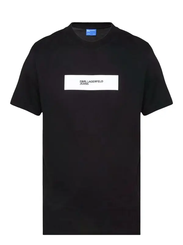 Karl Lagerfeld Reflective Slim T-shirt - Black