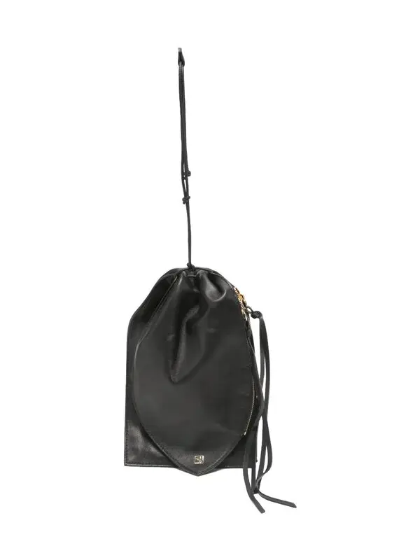 SAGAN Miser Leather Clutch - Black