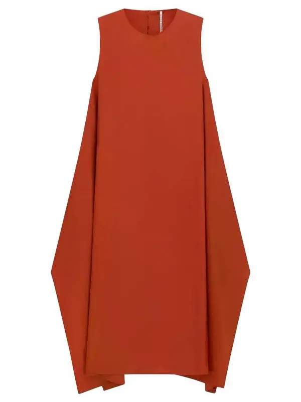 Liviana Conti Brooke Sleeveless Shift Midi Dress - Orange