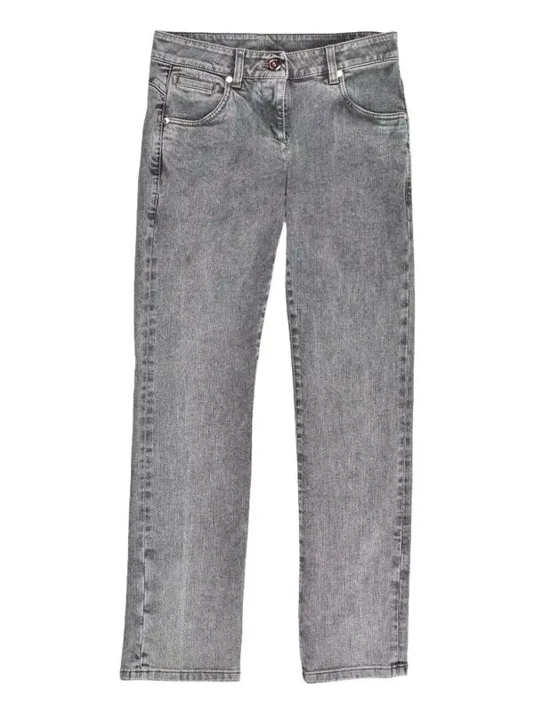 Brunello Cucinelli Straight-leg Jeans - Grey