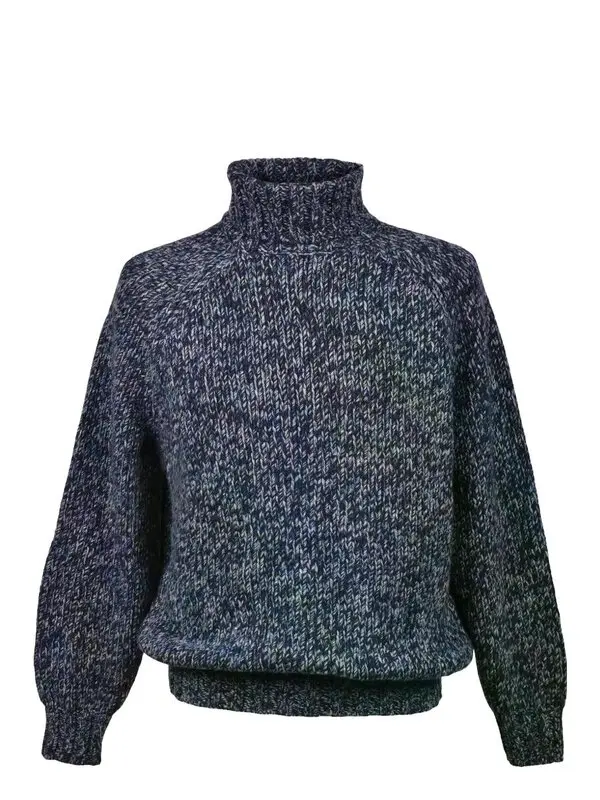 Brunello Cucinelli Turtleneck Sweatshirt - Blue
