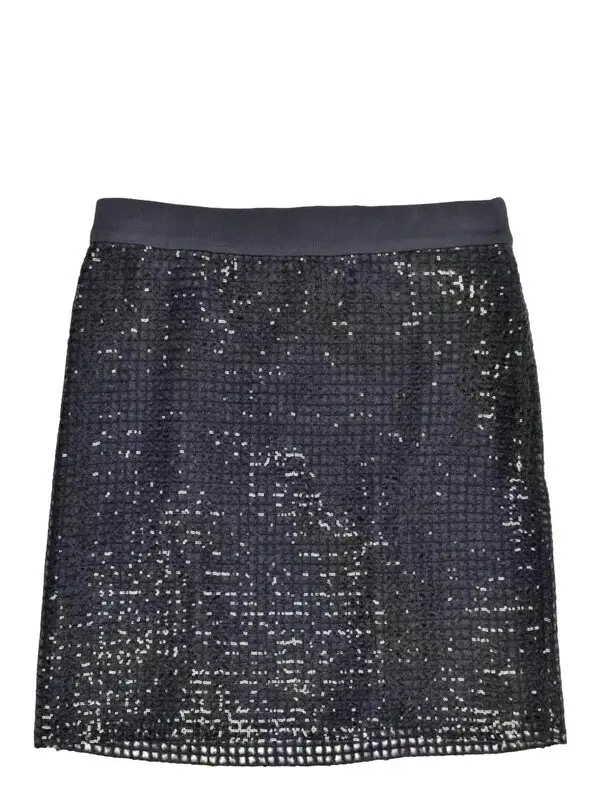Brunello Cucinelli Sequin-embellished Mini Skirt - Black