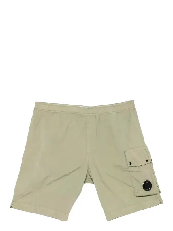 C.P. COMPANY Lens-detail Swim Shorts - Green