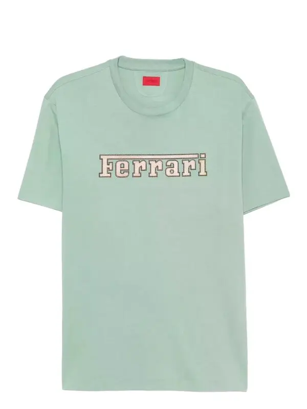 FERRARI Logo-patch T-shirt - Green